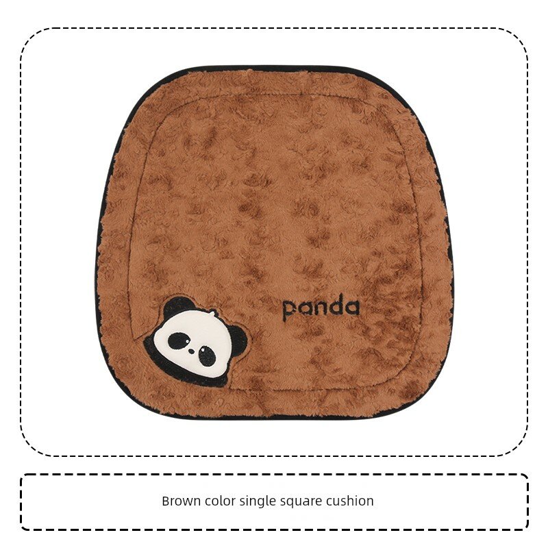 Зимняя плюшевая накидка на автомобильное сиденье, теплая флисовая утолщенная накидка на сиденье, модная новинка,