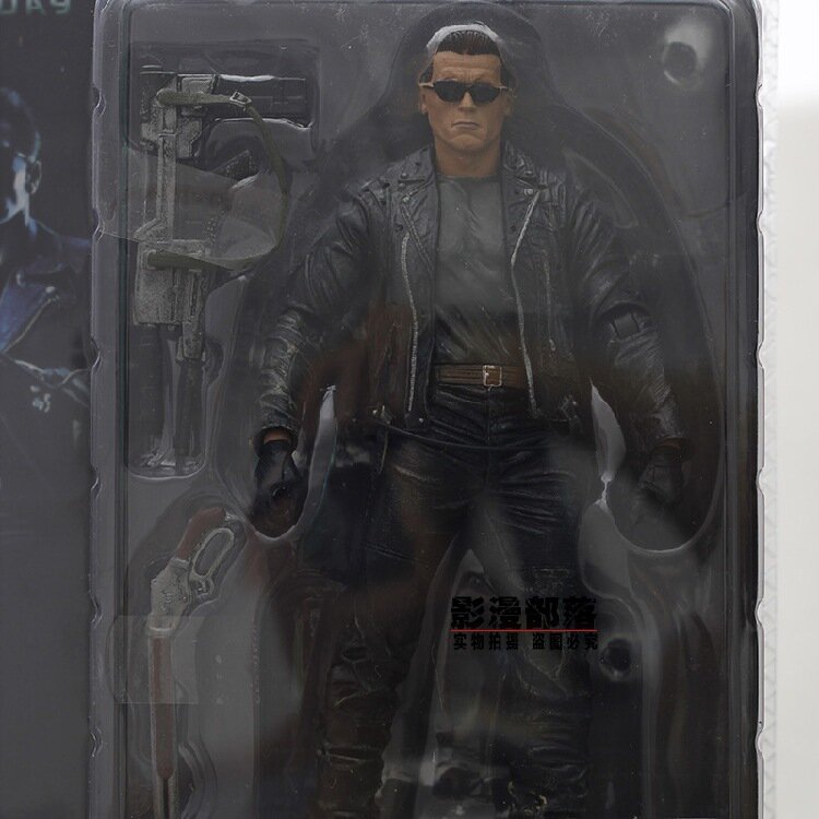 NECA 7-дюймовый Терминатор 2 T800 Шварценеггер металлический скелет версия подвижная фигурка куклы модель
