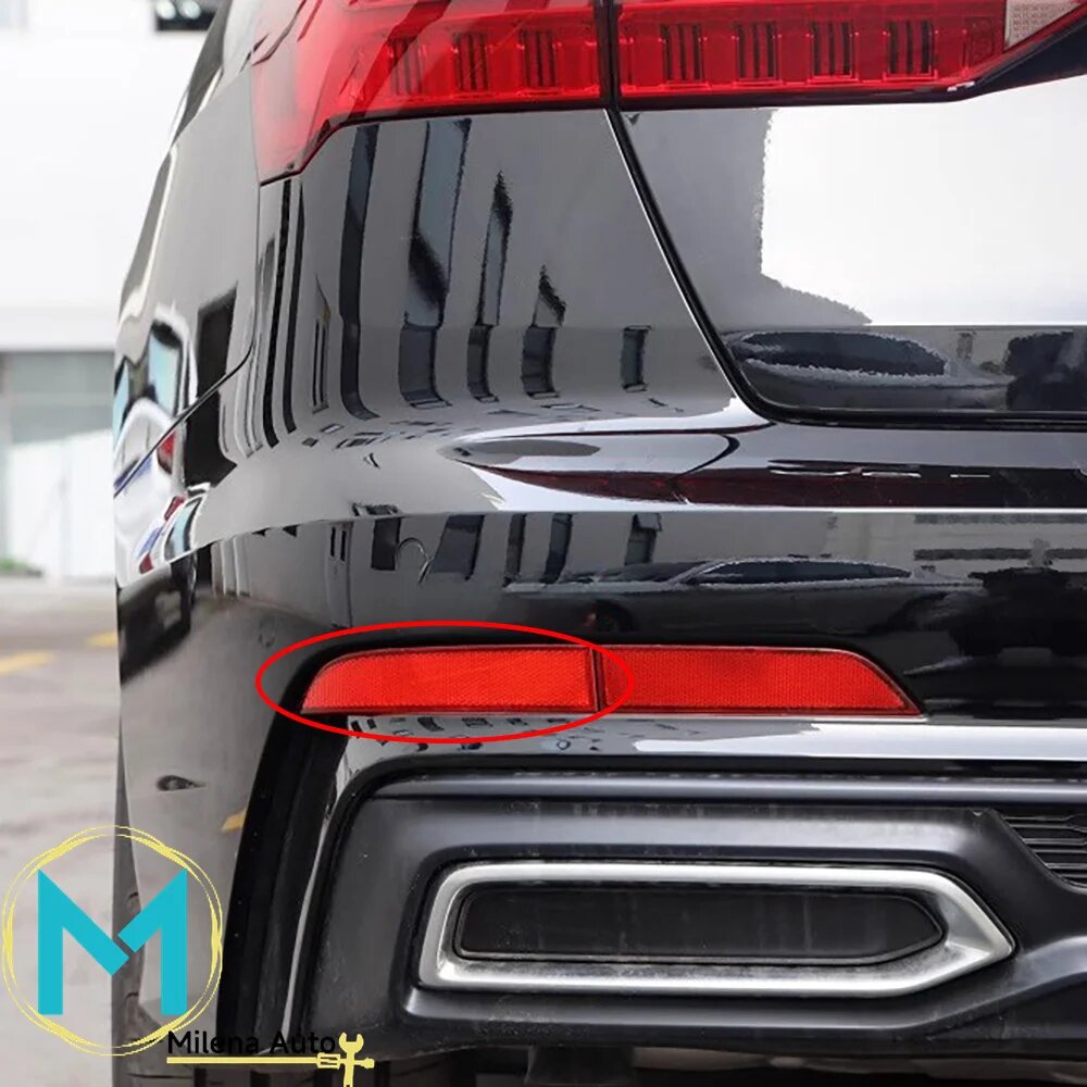 Для Audi A6C8 19-24 фонарь заднего бампера отражатель заднего бампера светоотражающая накладка на задний бампер style G