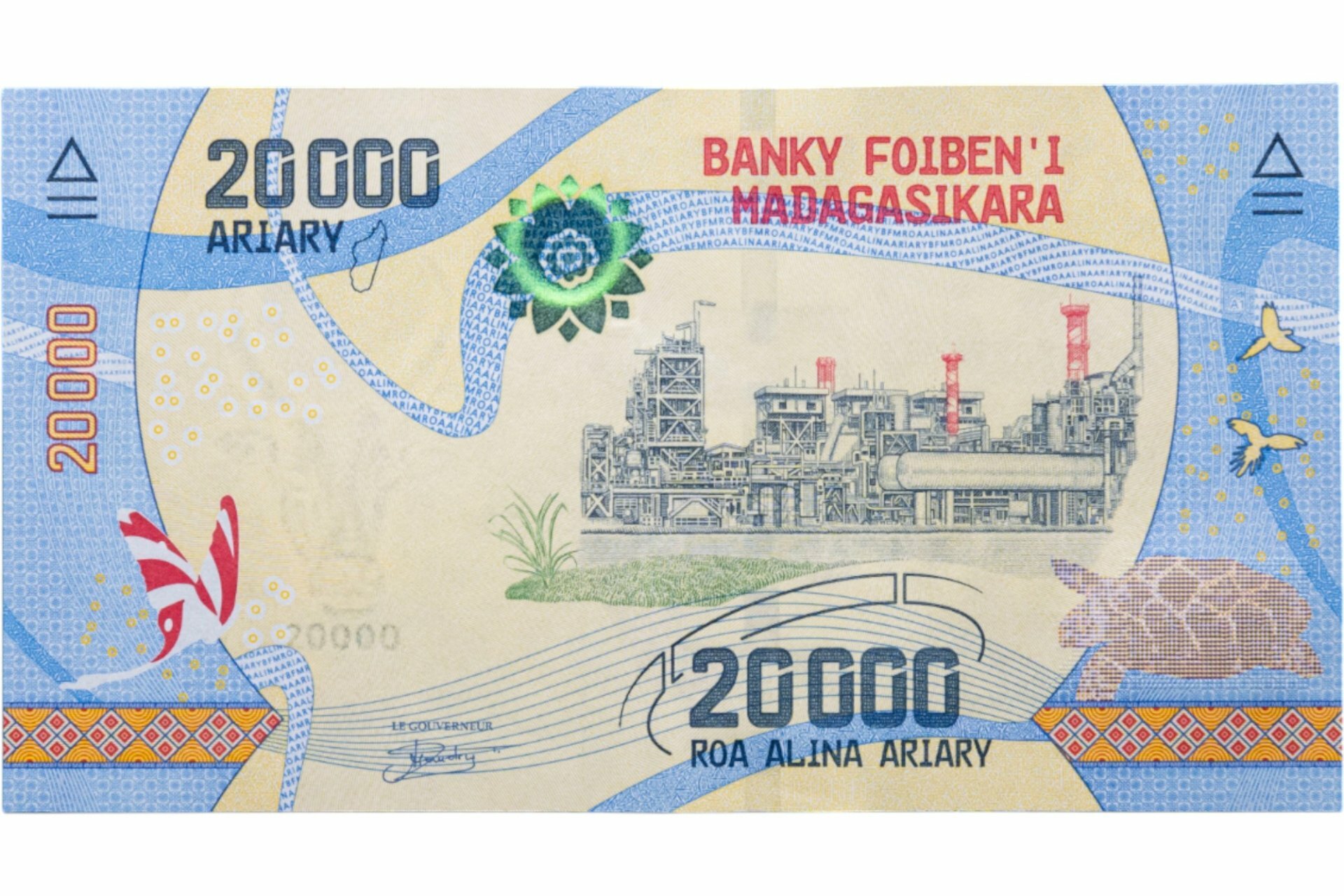 Мадагаскар 20000 ариари 2017 Pick 104b Новая подпись