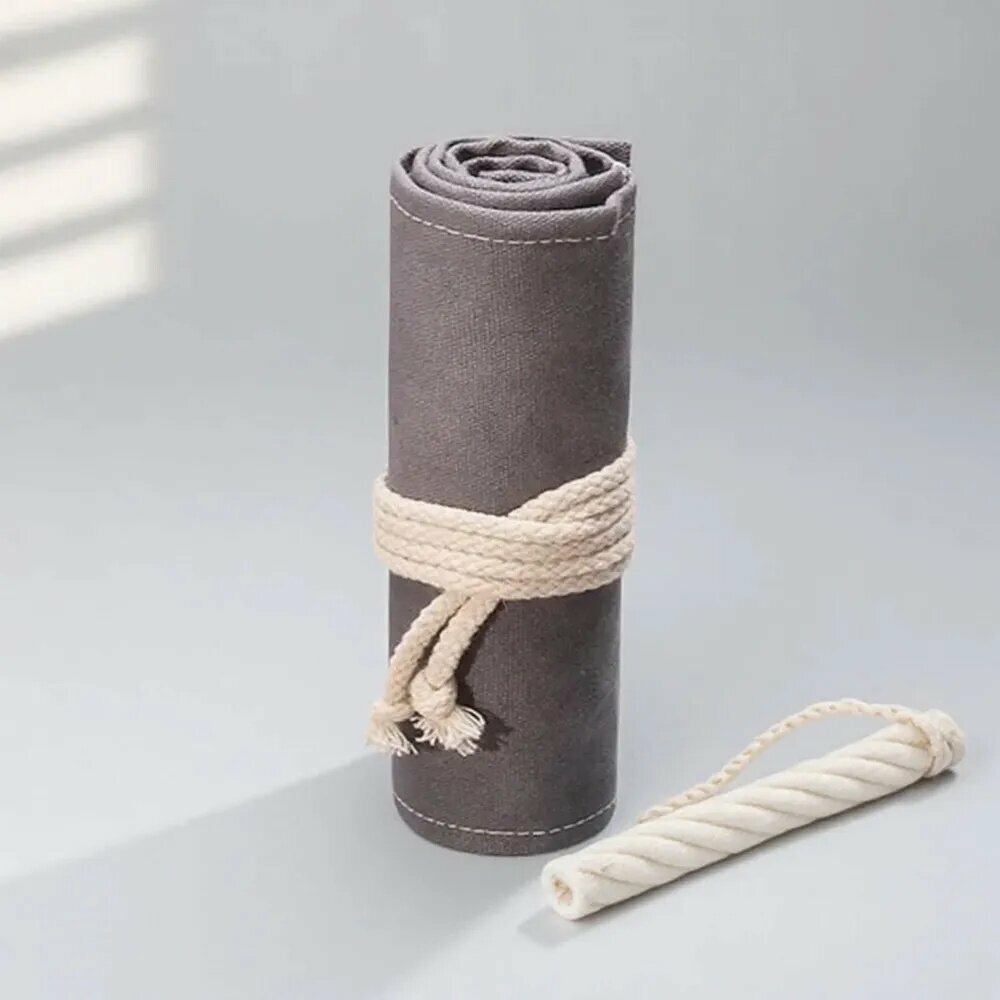 Вместительный тканевый органайзер для карандашей и канцелярии, школьный пенал-трансформер с 48/72 отверстиями