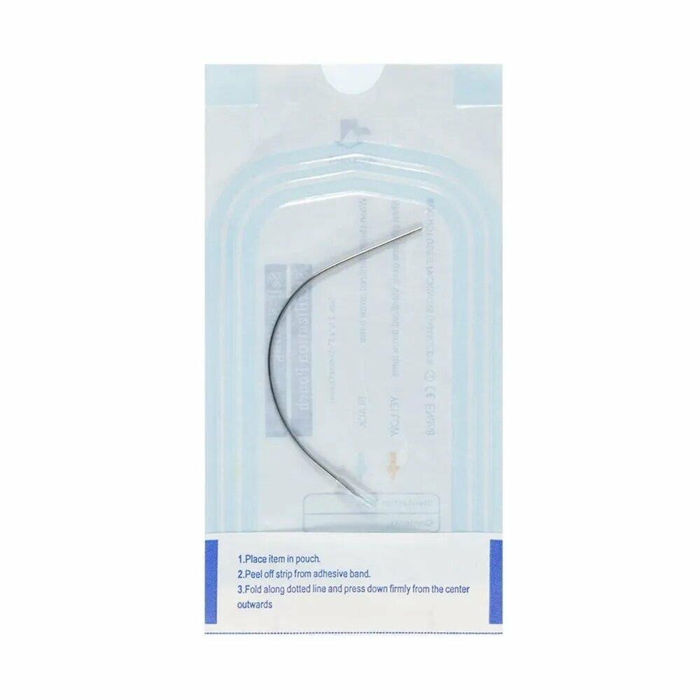 Одноразовая стерильная изогнутая игла для пирсинга