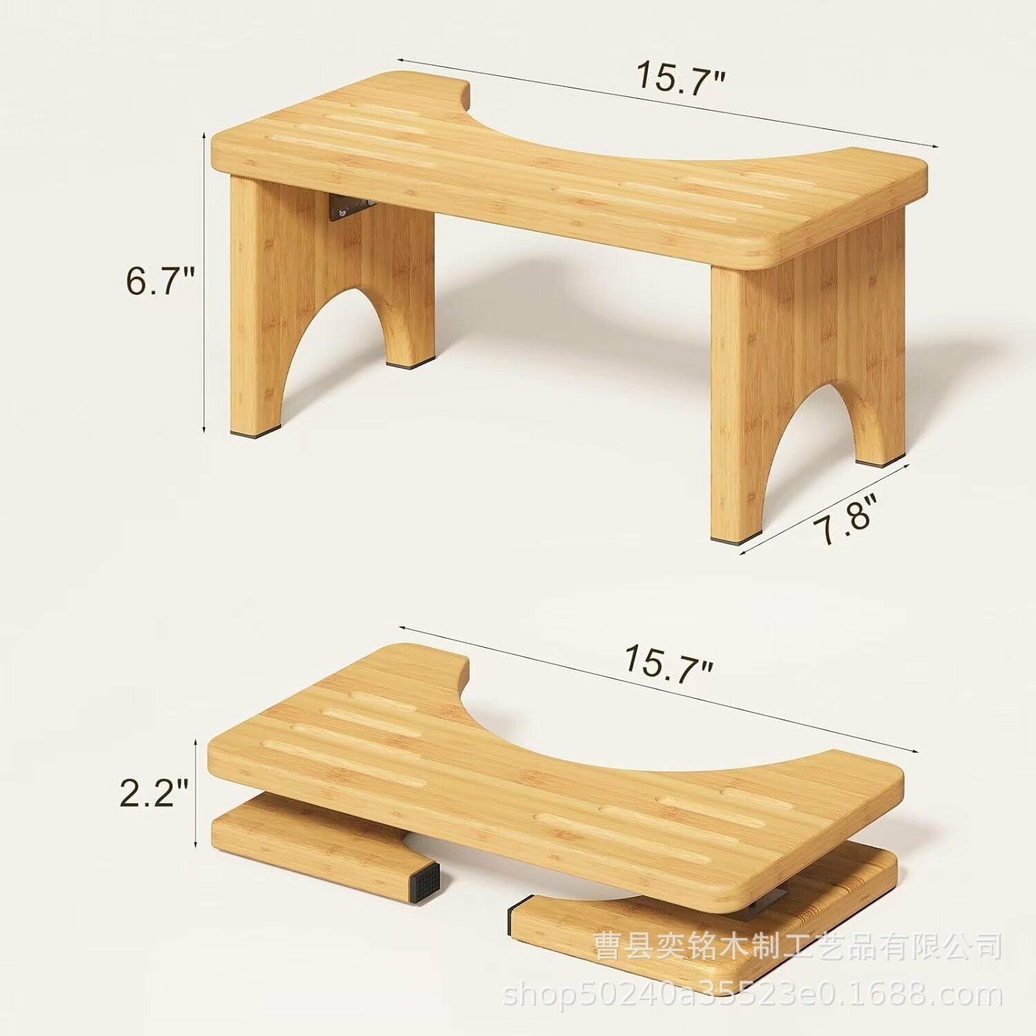 Бамбуковый деревянный туалетный стул, складная подставка для ног в ванной, детская туалетная подставка, туалетная подставка из массива дерева, сидячий стул