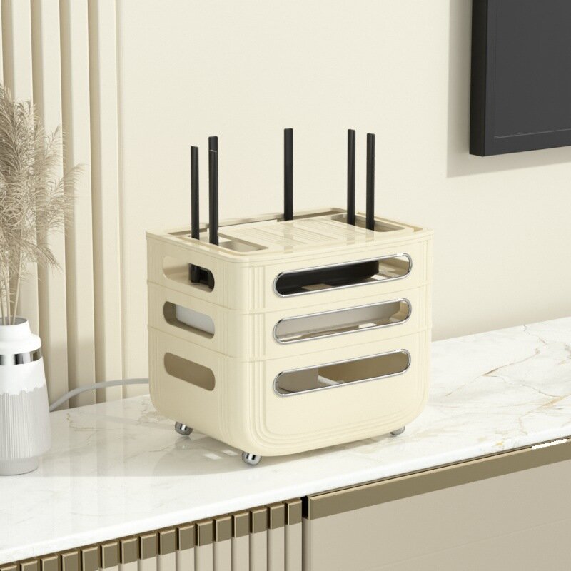 Коробка для хранения роутера, настольный органайзер для ТВ-приставки, стойка для кабелей, беспроводной сети, WiFi-бокса и модема