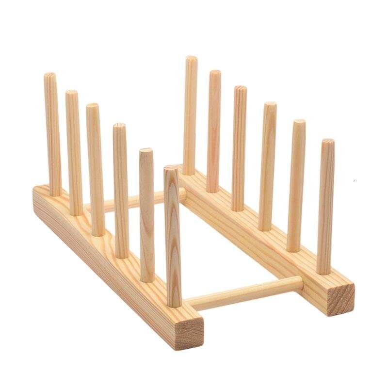 Многоярусная кухонная стойка для досок из натурального дерева, 5-уровневый