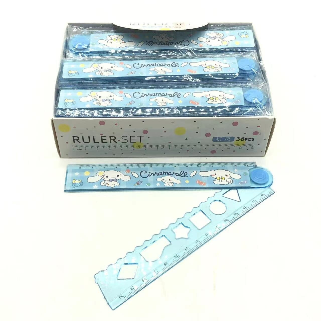 Новая складная линейка, многофункциональная складная линейка, специальная для студентов, милая прямая линейка, многофункциональное канцелярское изделие, мультяшный дизайн