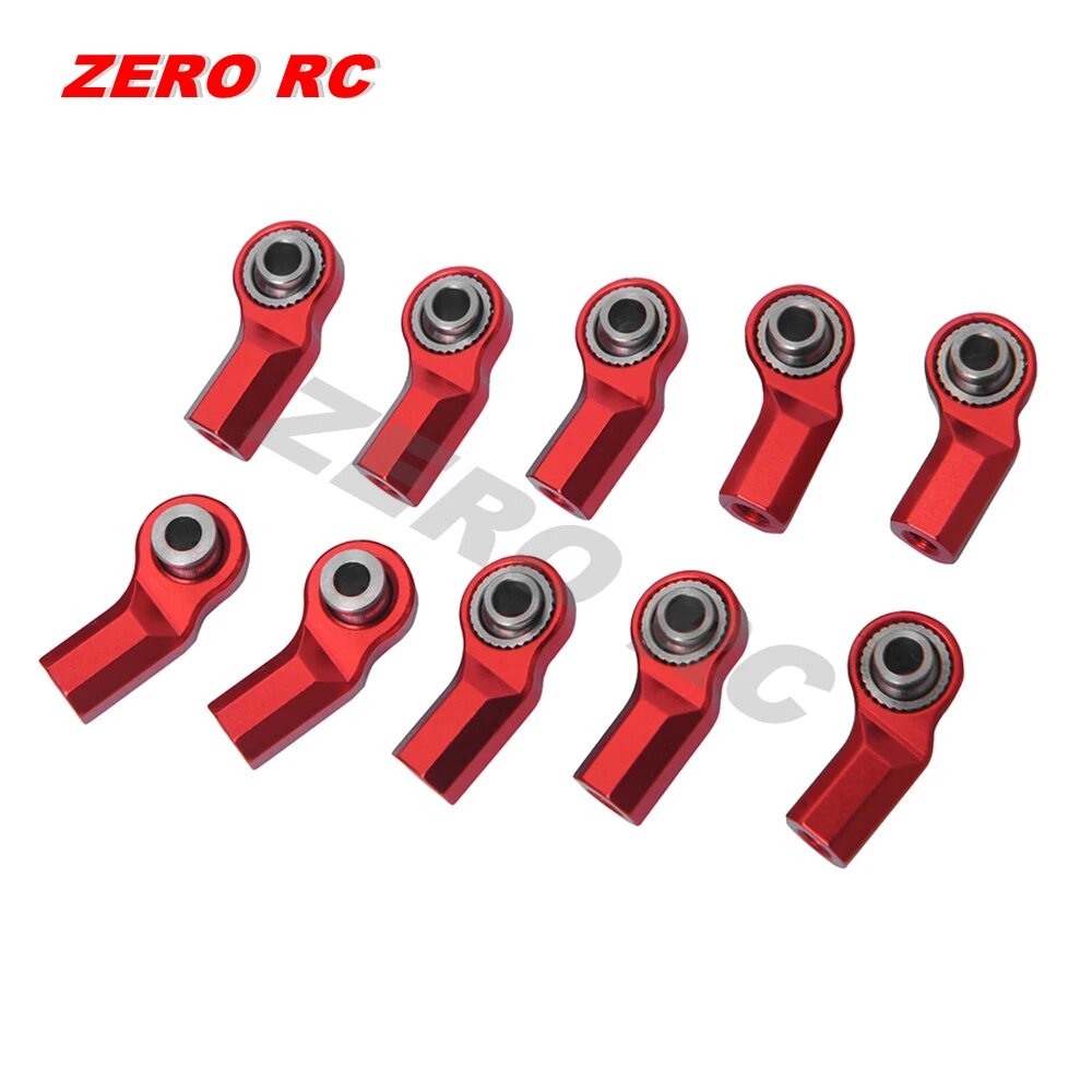 Комплект рулевых тяг из алюминиевого сплава для RC автомобилей 1/10 Красный, Red Color