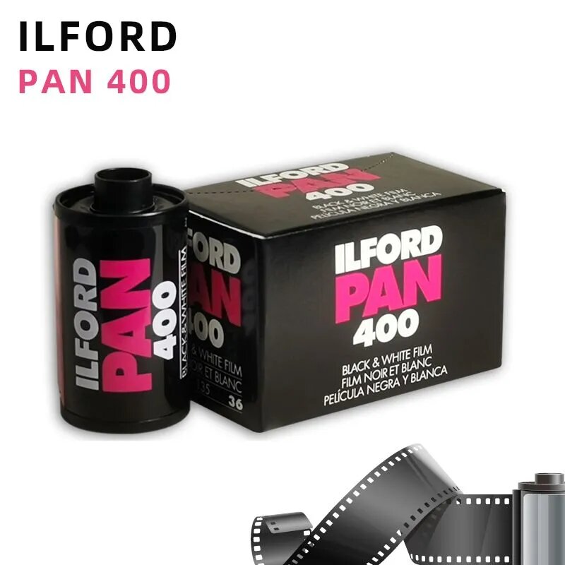 Фотопленка Ilford PAN 400-135 для фотоаппарата 36 кадров