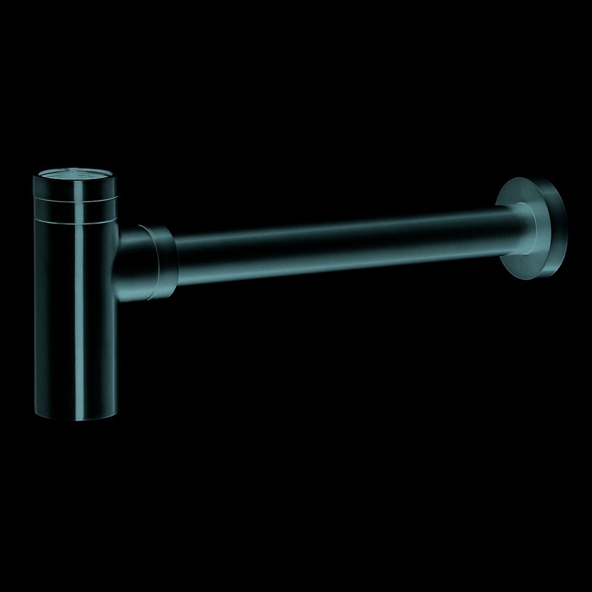 Сифон AQUAme AQM7010BC, латунь, медь шлифованная, длина 361 мм