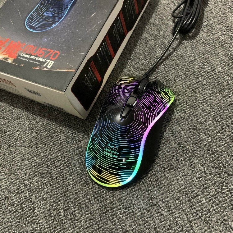 В наличии, недорогая и долговечная игровая мышь Anhua A3050, подходит для PUBG, с подсветкой и четким кликом.