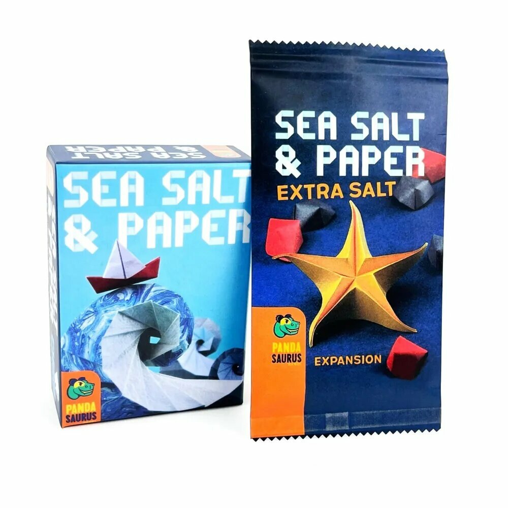 Настольная игра Sea Salt Paper: Стратегия в дорогу. Карточная игра с набором очков для путешествий. С красивым артом. Отличный подарок.