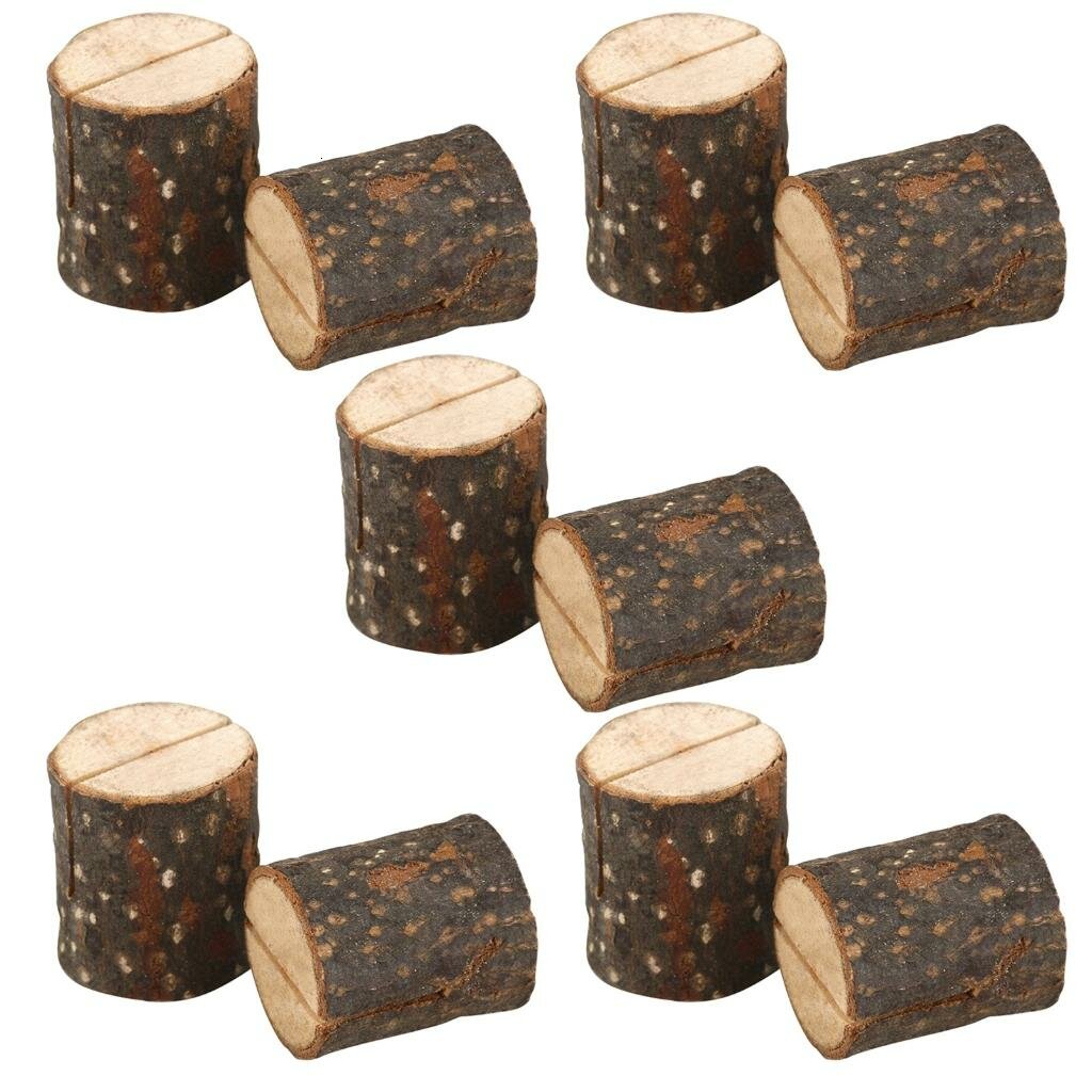 Деревянные стойки для табличек, 20 шт, Большой слот для карт памяти