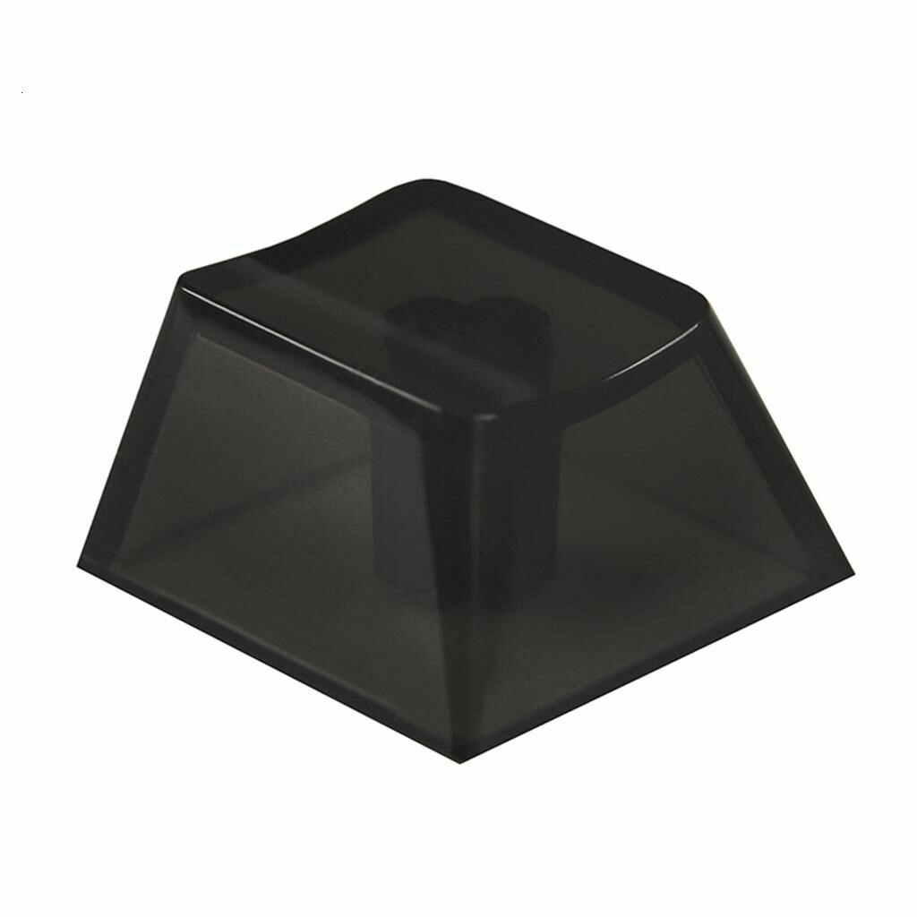 Прозрачные кейкапы для MX переключателей, Черный прозрачный R4