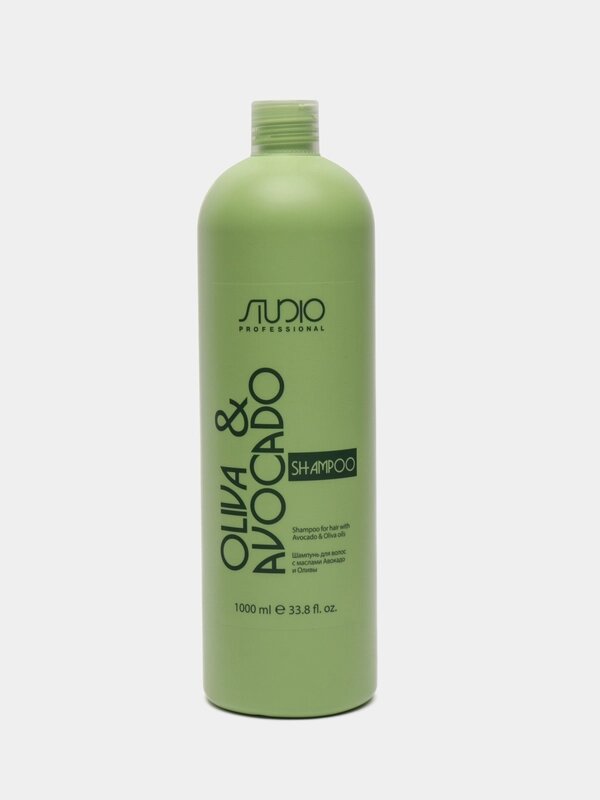 Шампунь Kapous Studio Professional для волос увлажняющий с маслами авокадо и оливы, 1 литр