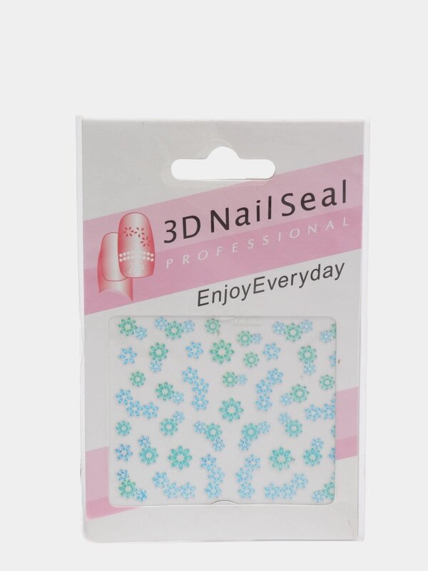 Слайдеры для ногтей 3D (Набор 1 цветной)