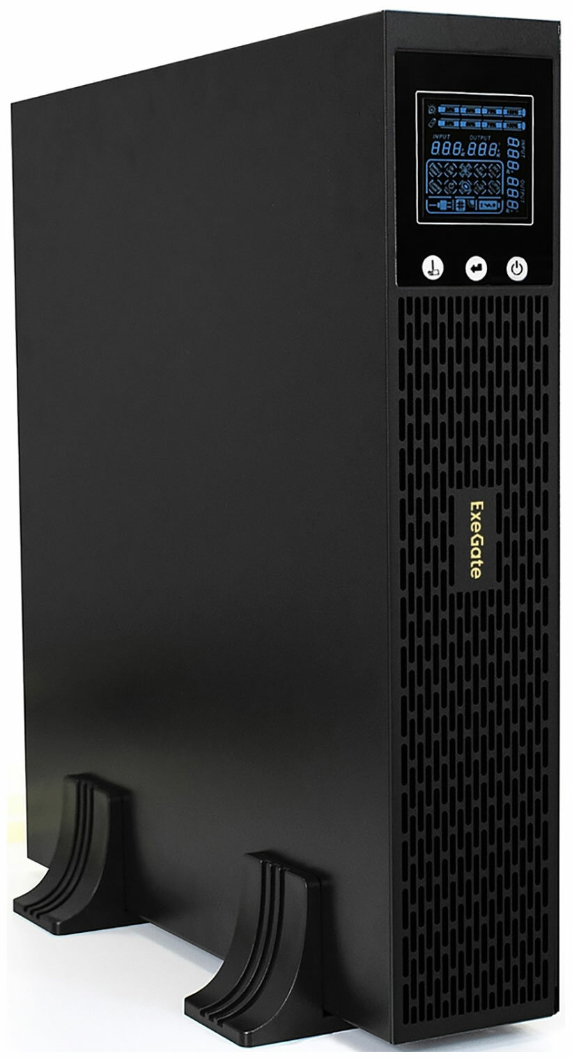 Источник бесперебойного питания ExeGate SinePower UHB-3000. LCD. AVR. C13. RJ. USB.2U