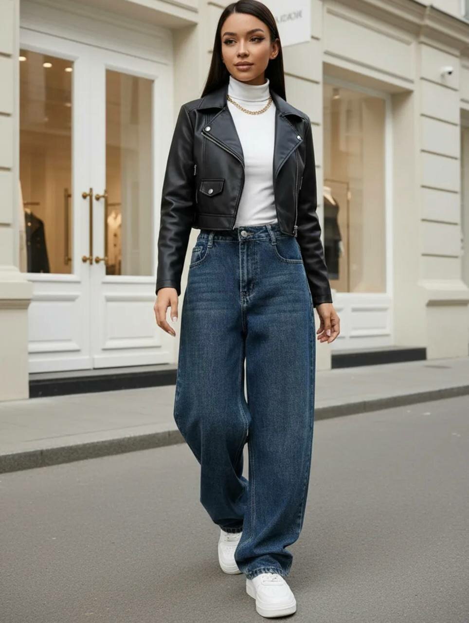 Джинсы трубы