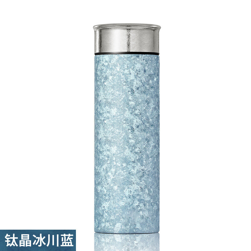 Титановый Кристалл чистый титановый термос 430 мл Высококачественная титановая чашка из чистого титана пузырьковая