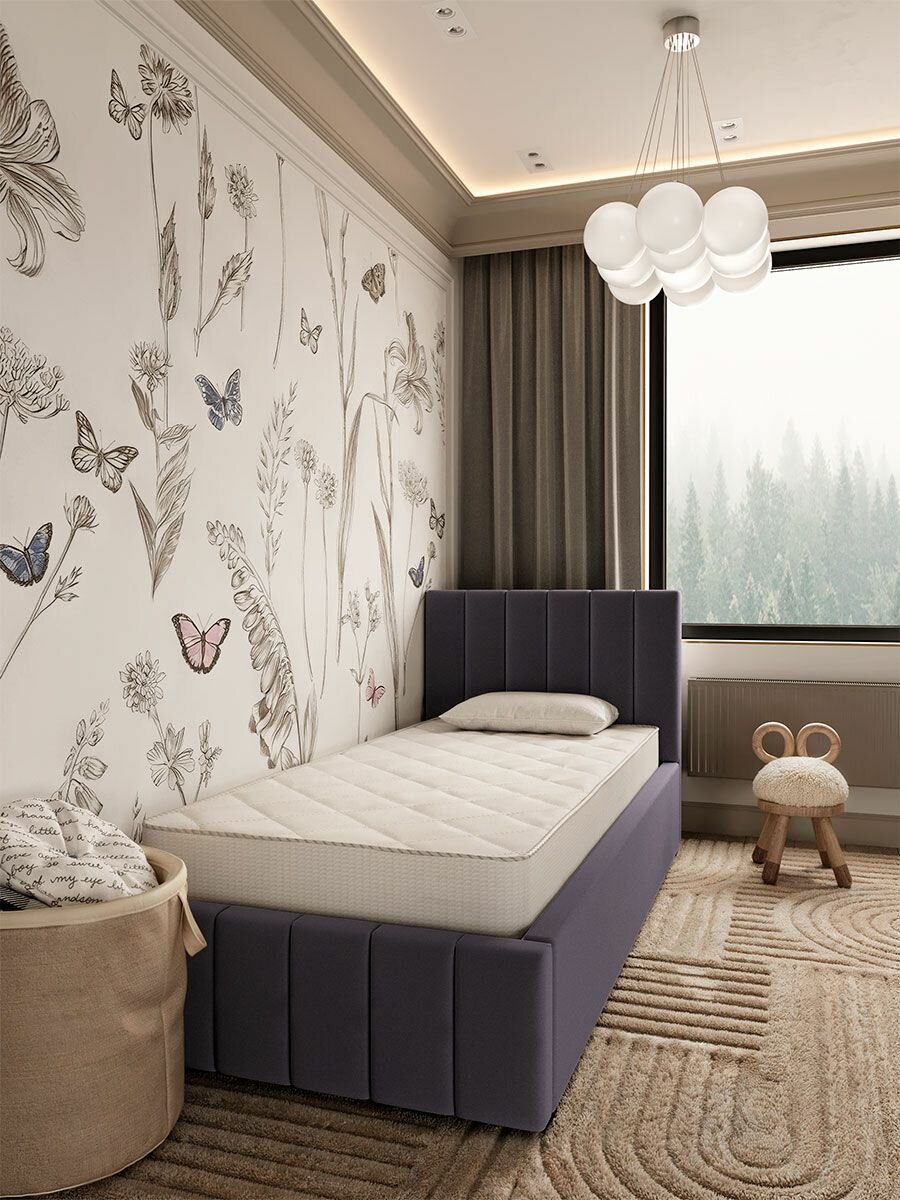 Микс Интерьер кровать Милан 90х200 с подъемным механизмом