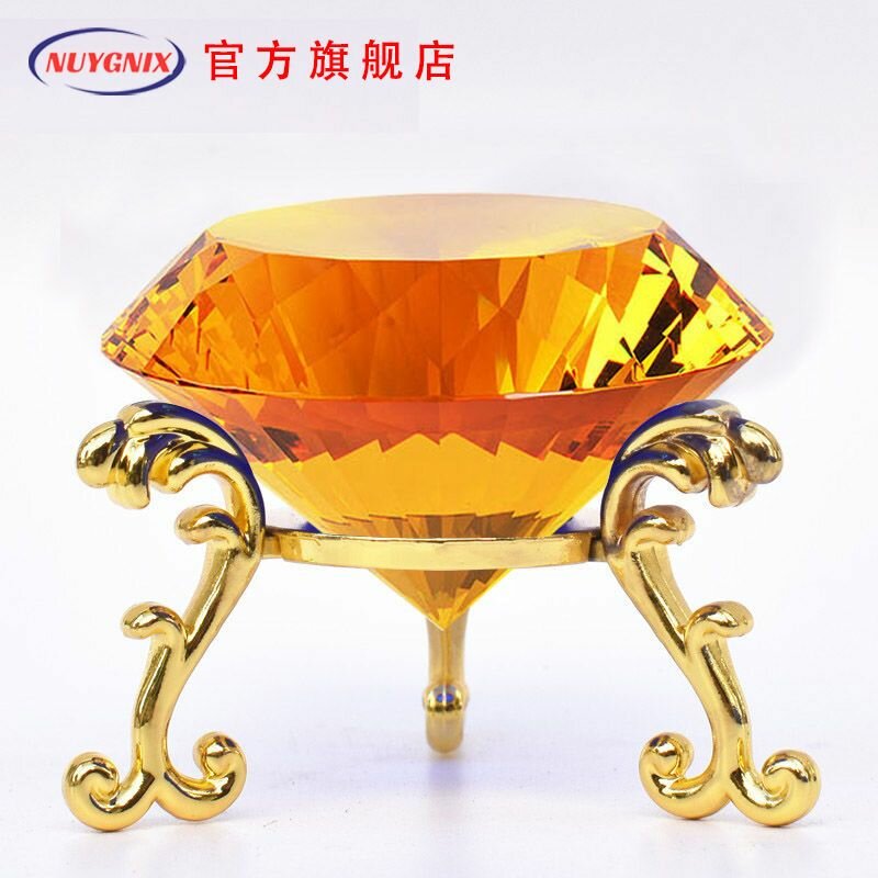 Игрушка из драгоценных камней, кристалл, цветной камень, детский алмаз, прозрачный, 5 см, большой стеклянный кристалл, украшение, подарок для детей