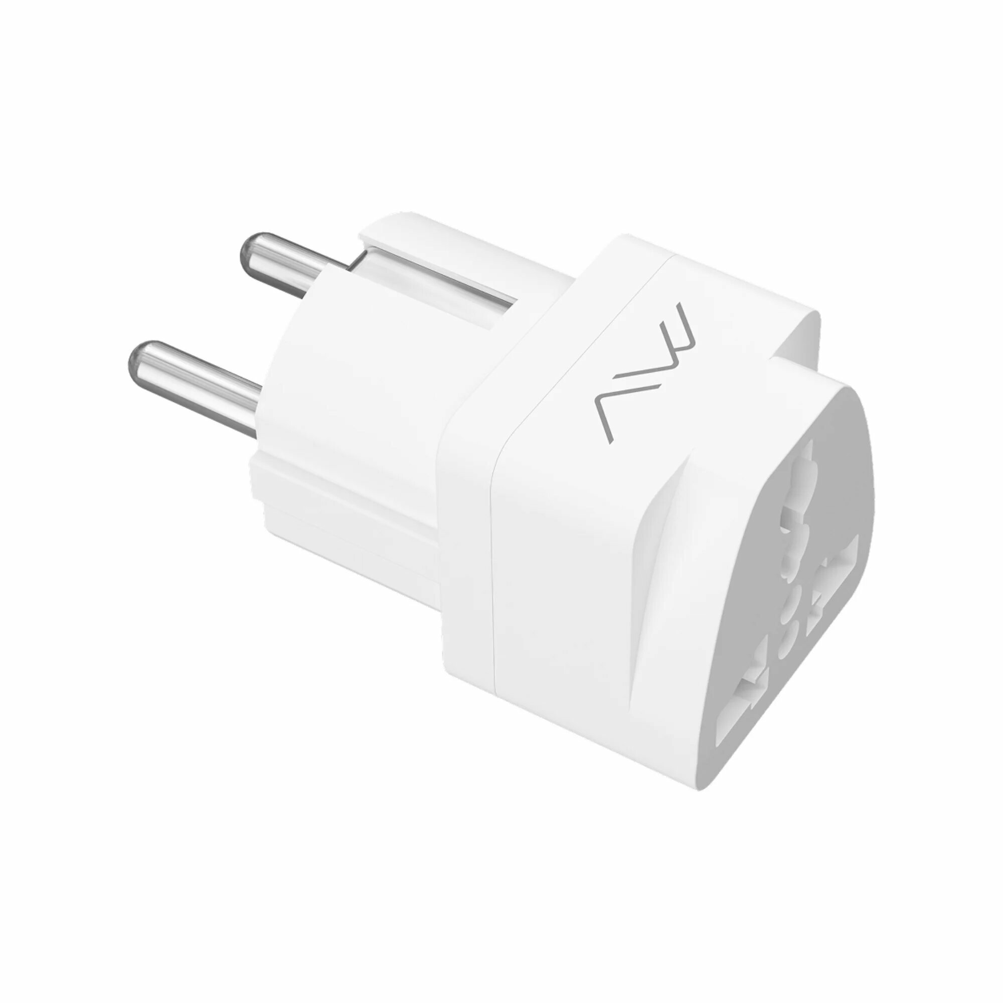 Caweon C-10-2-WT white адаптер-переходник универсальный на евровилку