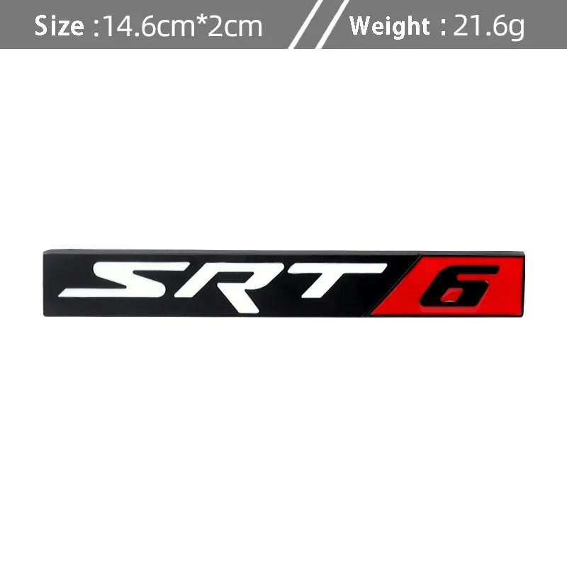 3D металлический значок Sxt6 Sxt8, наклейки с эмблемой для Dodge Charger Ram Caliber Journey Sxt8 Sxt6 Srt6 Srt8, аксессуары для стайлинга автомобилей