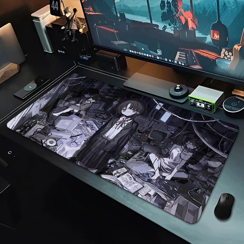 Игровой коврик для мыши аниме Lain XXL 1000x500x2mm, Цвет: Zy-000000809