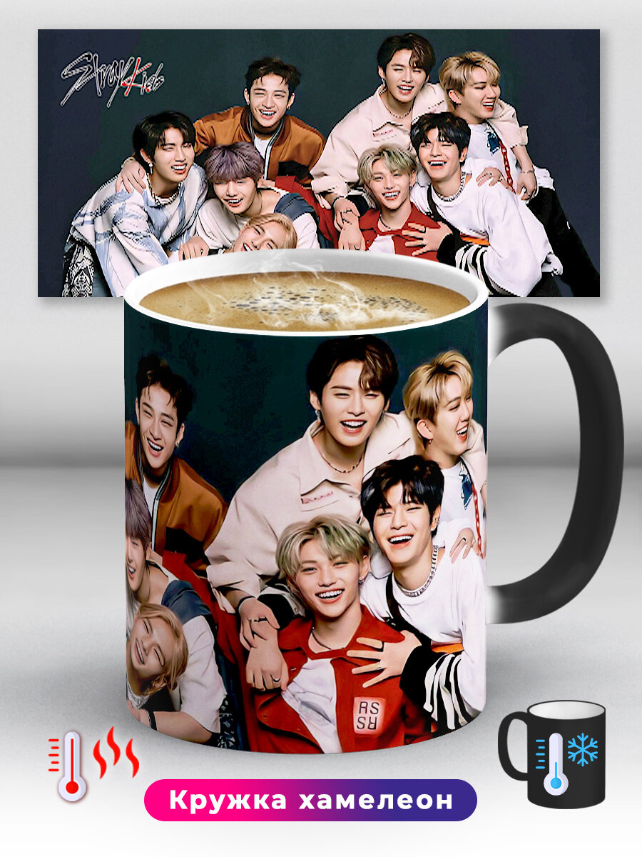 Кружка хамелеон Stray Kids K-POP