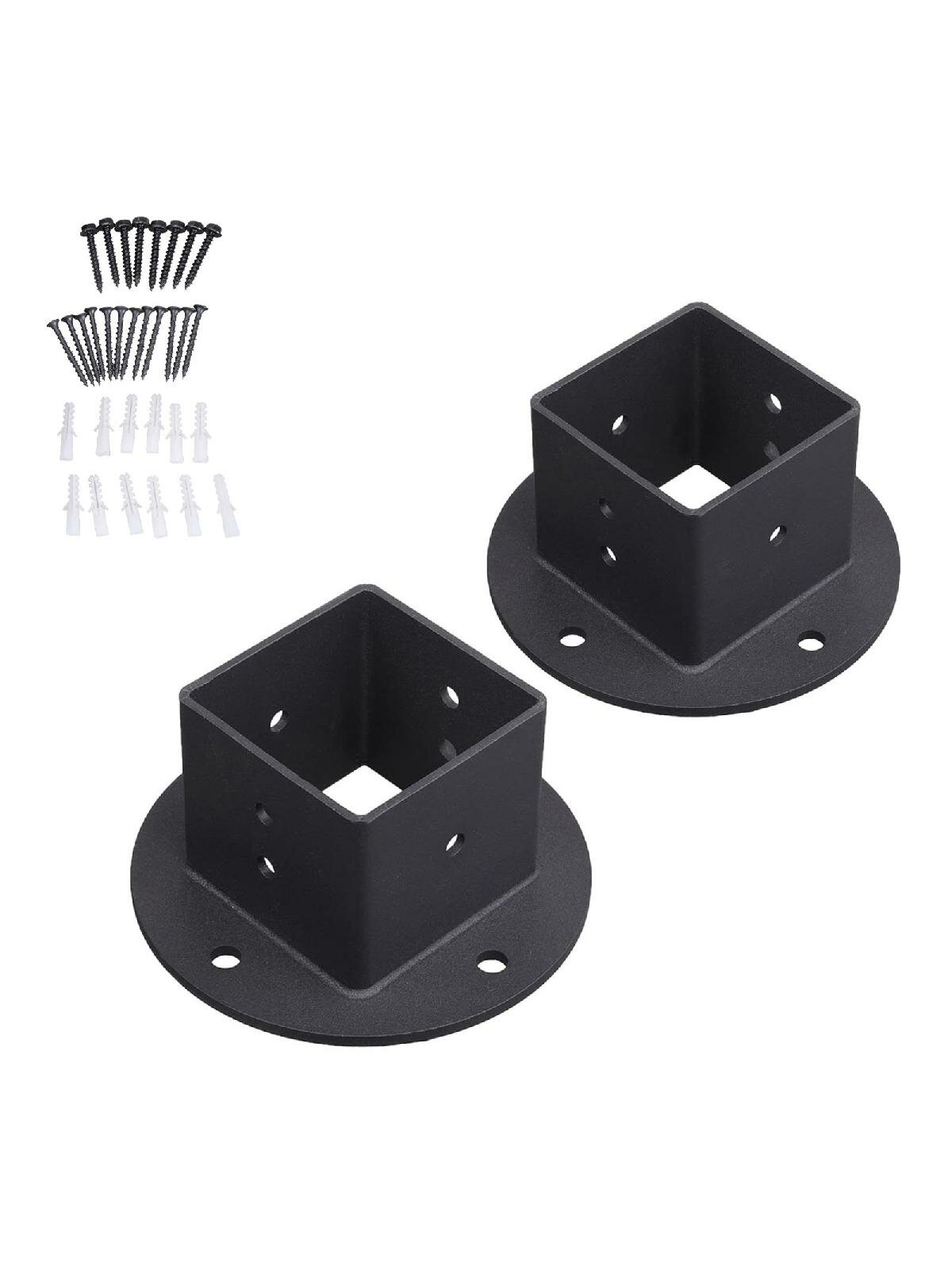 Кронштейн квадратного основания перил загородки сверхмощный твердый