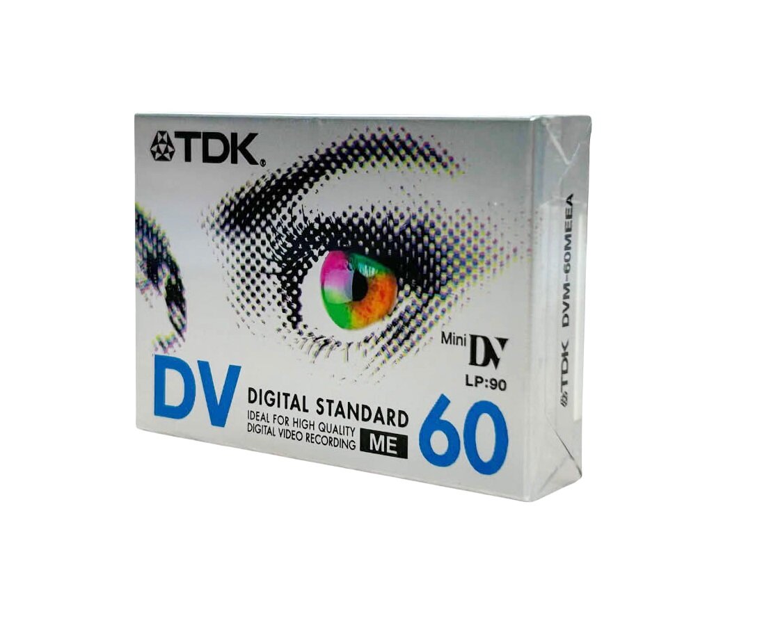 Кассета MiniDV TDK ME 60 (1 шт.) — для цифровой видеозаписи — 60 мин (SP) / 90 мин (LP)
