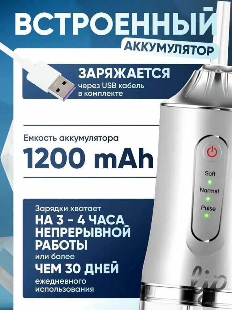 Ирригатор для полости рта портативный для зубов