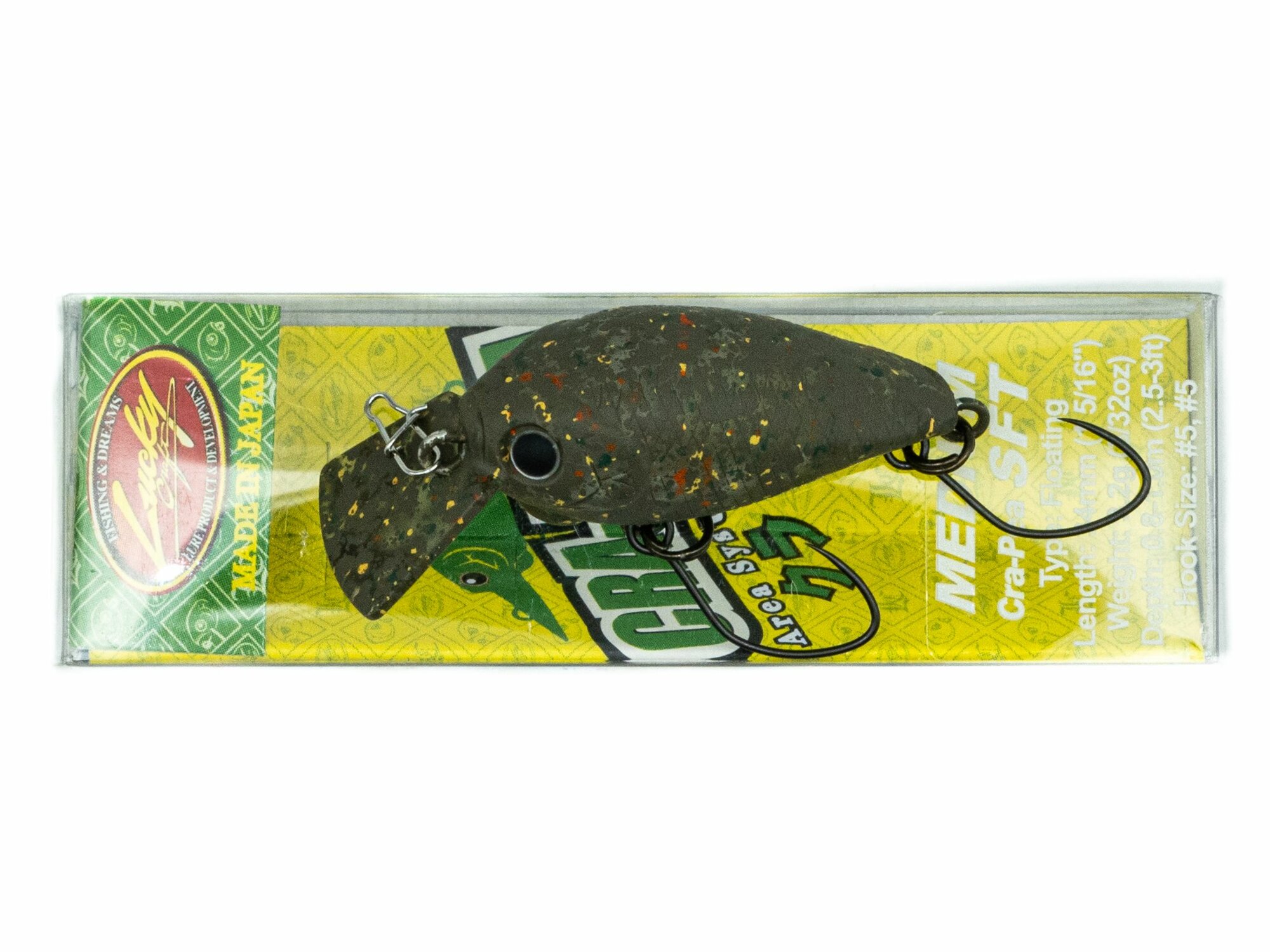 Японский воблер на форель Lucky Craft Medium Cra-Pea SFT, 3.2 г, #Pellet All Stars / Форелевые приманки / Воблеры для рыбалки