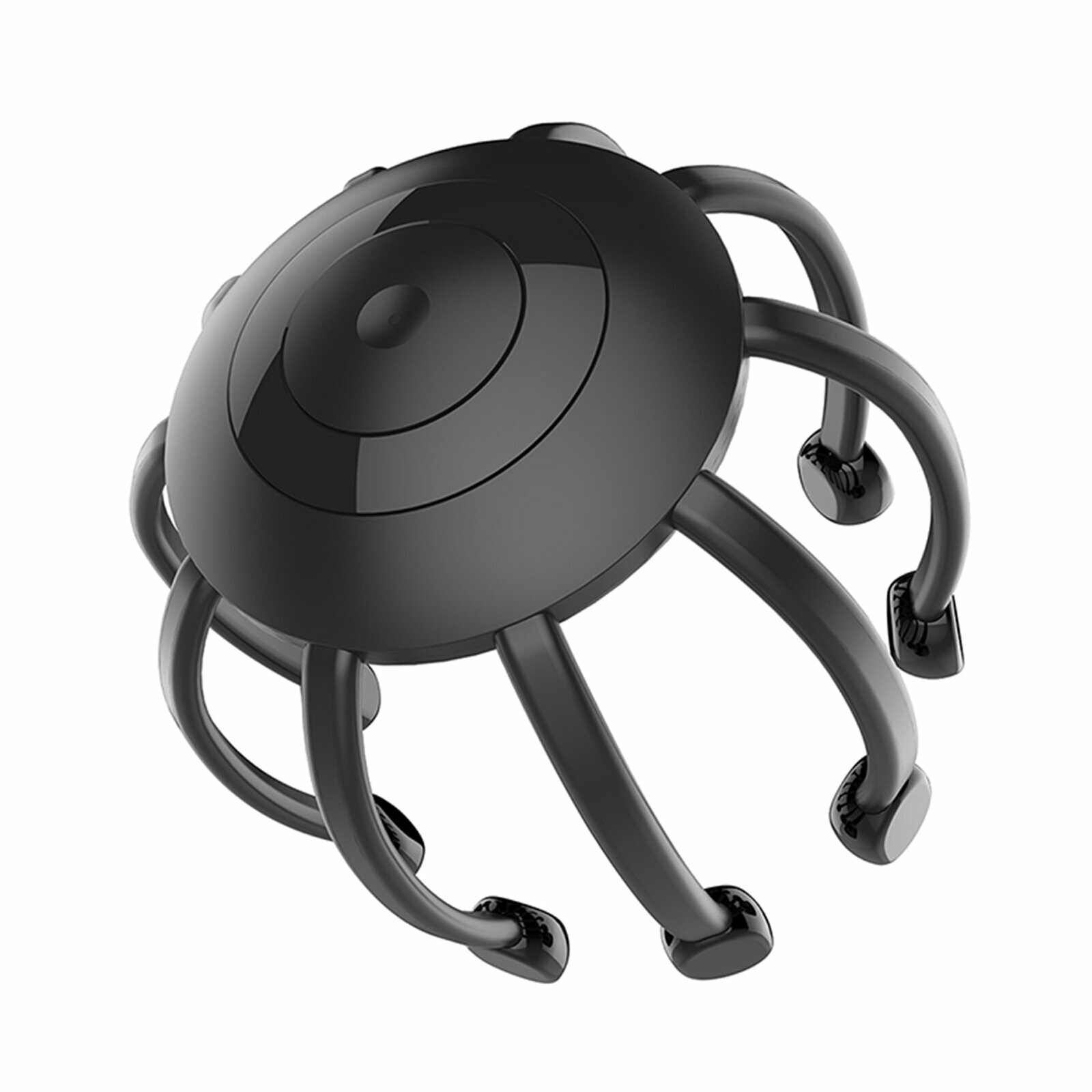 Электрический массажер головы для кожи головы, 10 вибрационных контактов, 4 режима, 5 режимов, без проводов, заряжаемый, с -музыкой, 14 независимых контактов массажа, TMS-массаж, 360° дизайн, универсальный размер, 1 шт, USB-кабель, инструкция