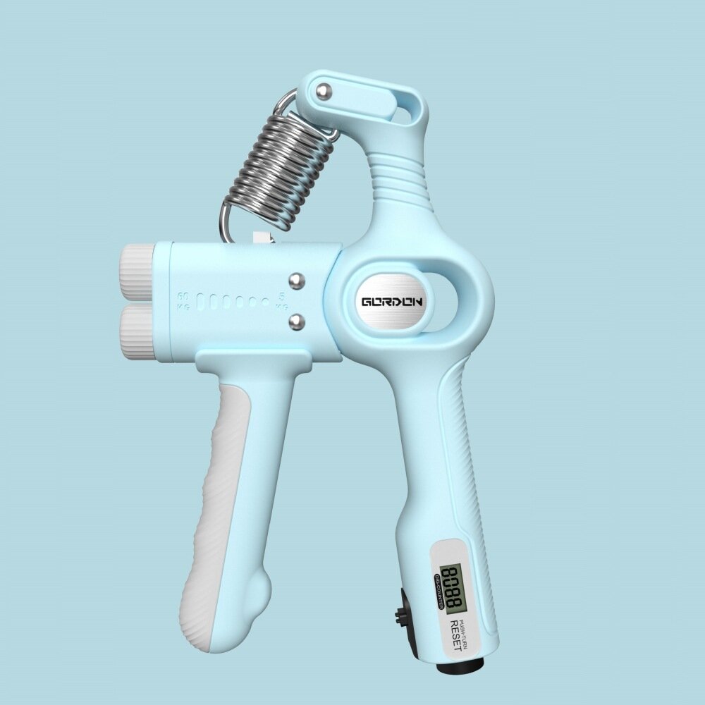 Регулируемый тренажер для силы хвата с электронным счетчиком для мужчин, оборудование для тренировки мышц рук и предплечий до 60 кг, доступен дропшиппинг