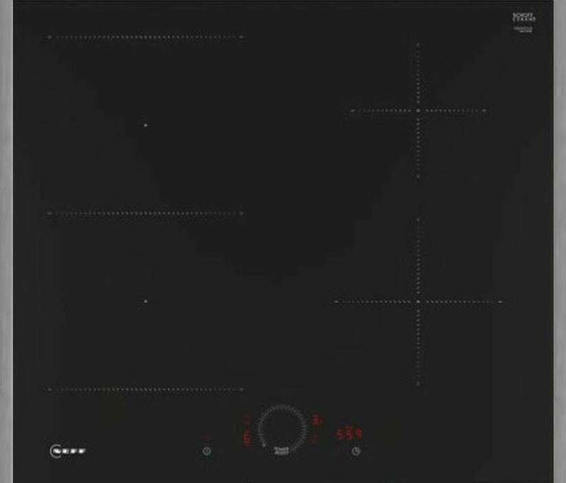 Индукционная варочная панель NEFF T56YHS1C0 / Metallic silver / Серебристый металлик (Spain)