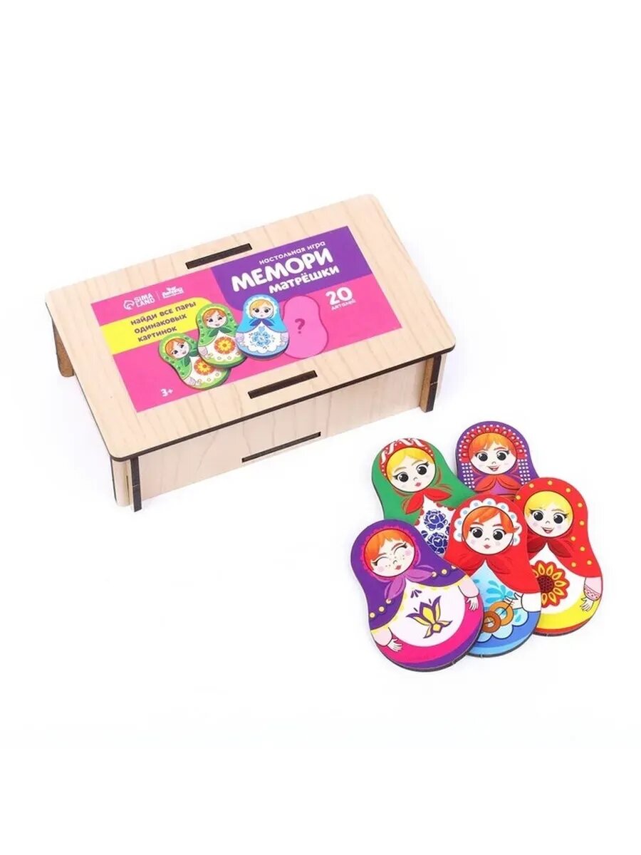 Обучающая игра Матрёшки для развития памяти