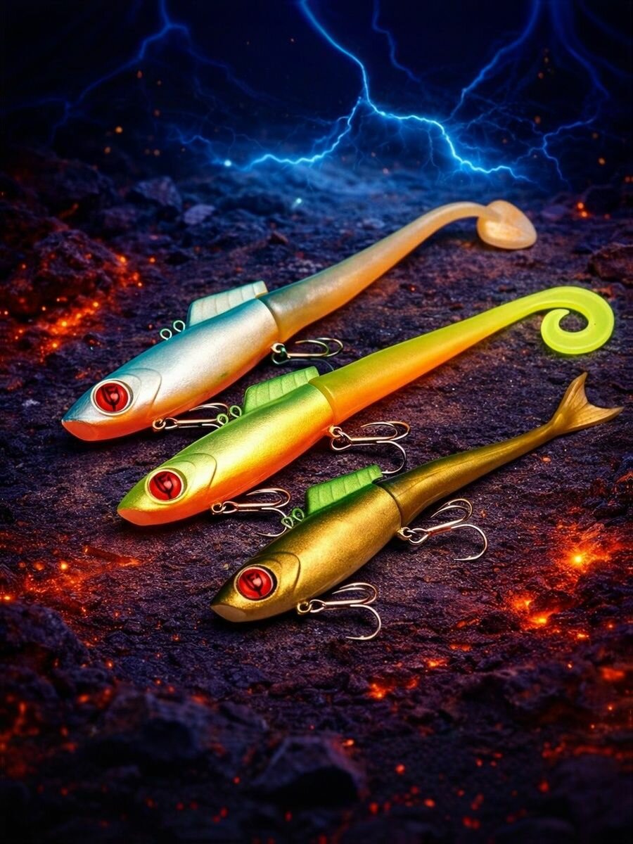 FISH GAMES Виб "Nami Evolution" безлопастная тонущая приманка для рыбалки — фото 1