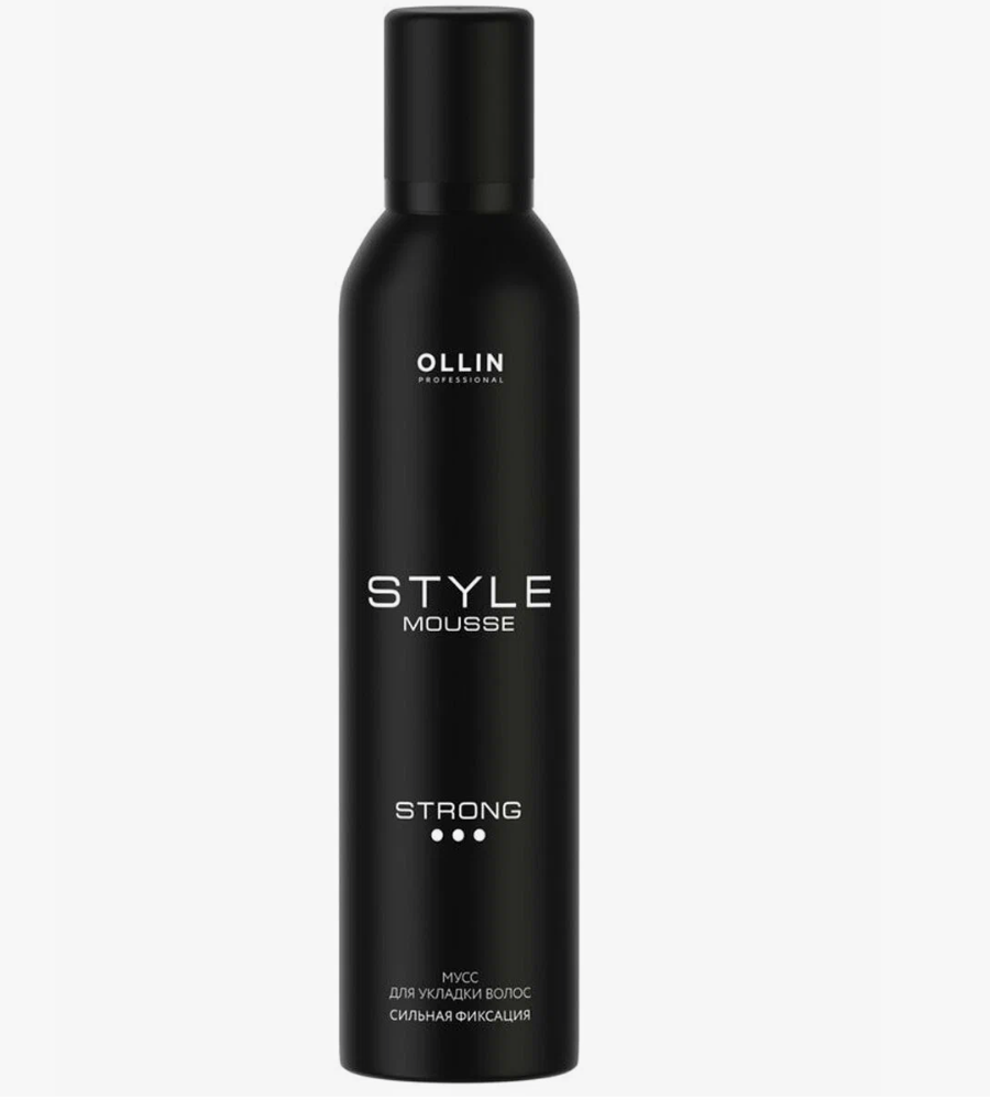 OLLIN PROFESSIONAL Аква мусс для объема и укладки волос STYLE volume strong сильной фиксации 150 мл