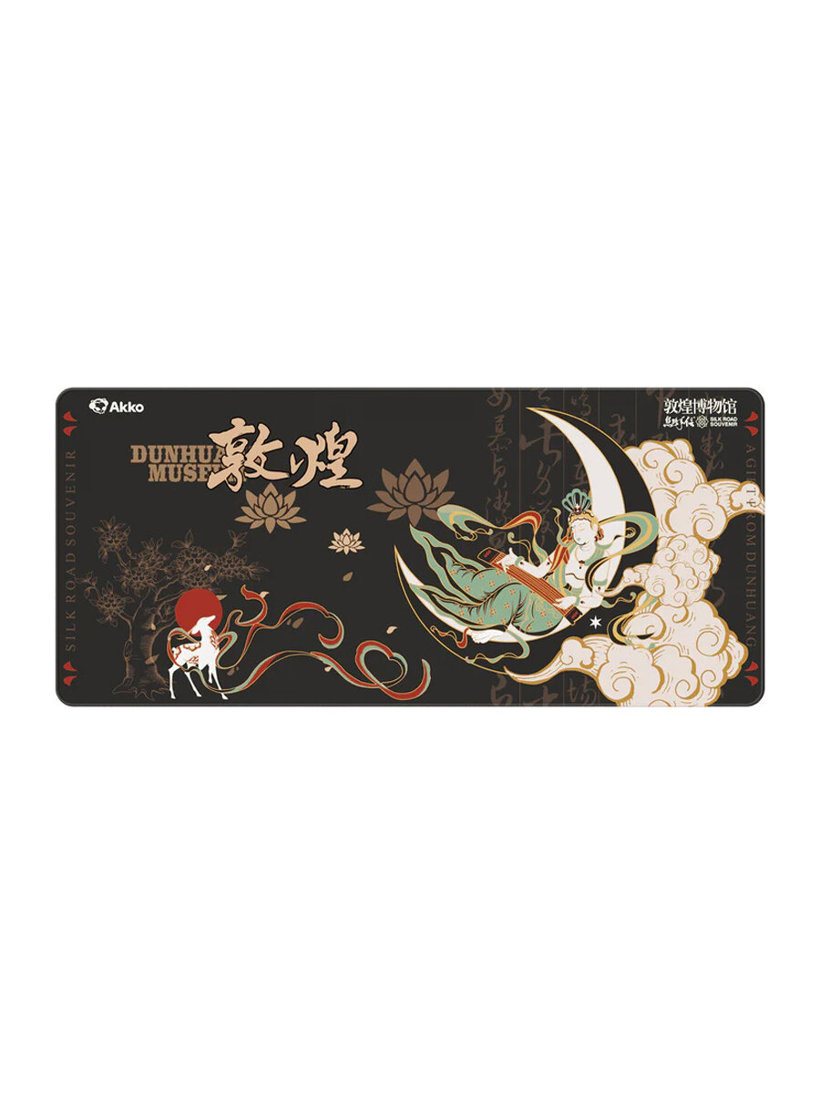 Akko Dunhuang Mouse Pad, черный/зеленый, коврик для мыши