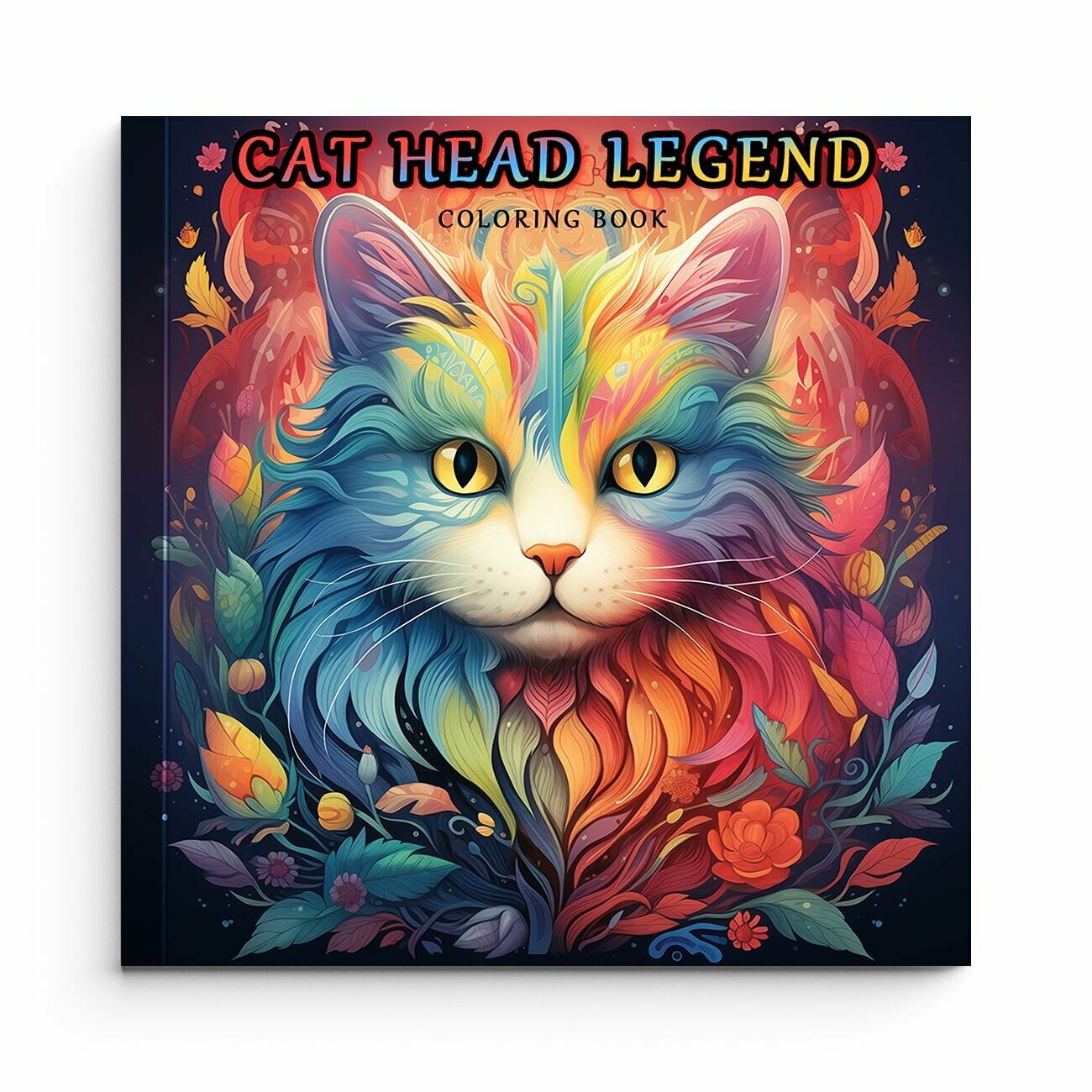 Книжка-раскраска с животными, Снятие стресса Животные Фотоальбом, высокое качество Книга каракулей 20 см*20 см, подходит для раскрашивания как взрослыми, так и детьми