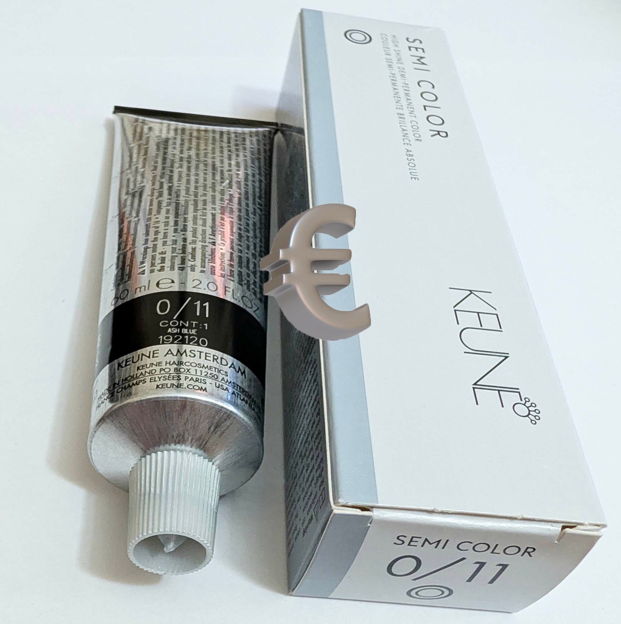 Keune Semi Color Mix 0/11 Краска Семи Микс-Тон Пепельно-Голубой Безаммиачная краска для волос 60 мл