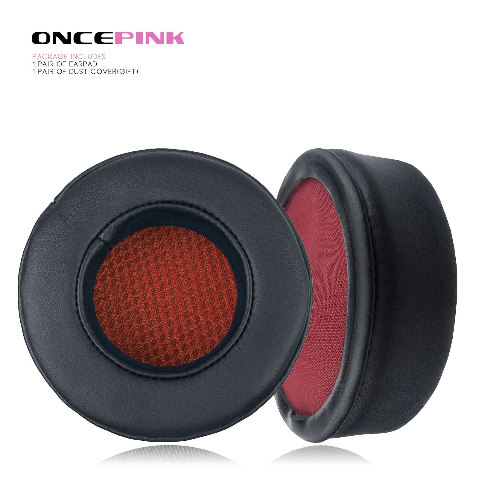 Амбушюры Oncepink для наушников JVC HA-RX700 HA-RX900 type7 thick red