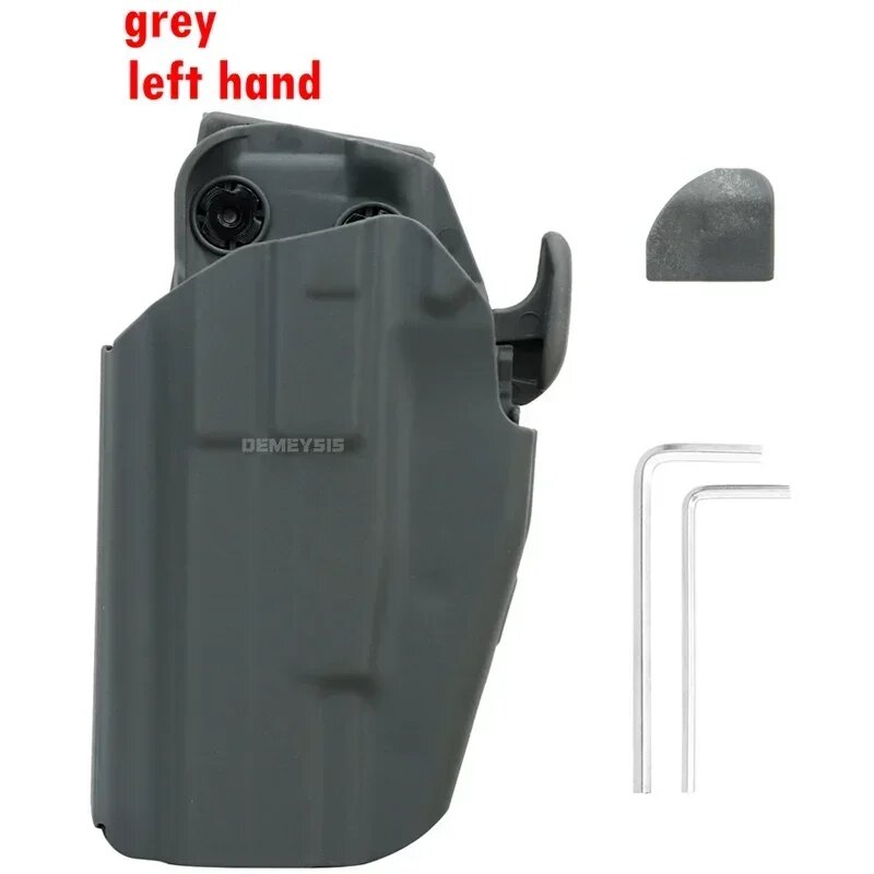 Кобура Demeysis для Glock 17, 20, 21, 22, 31, 37 из нейлона Серый, grey left