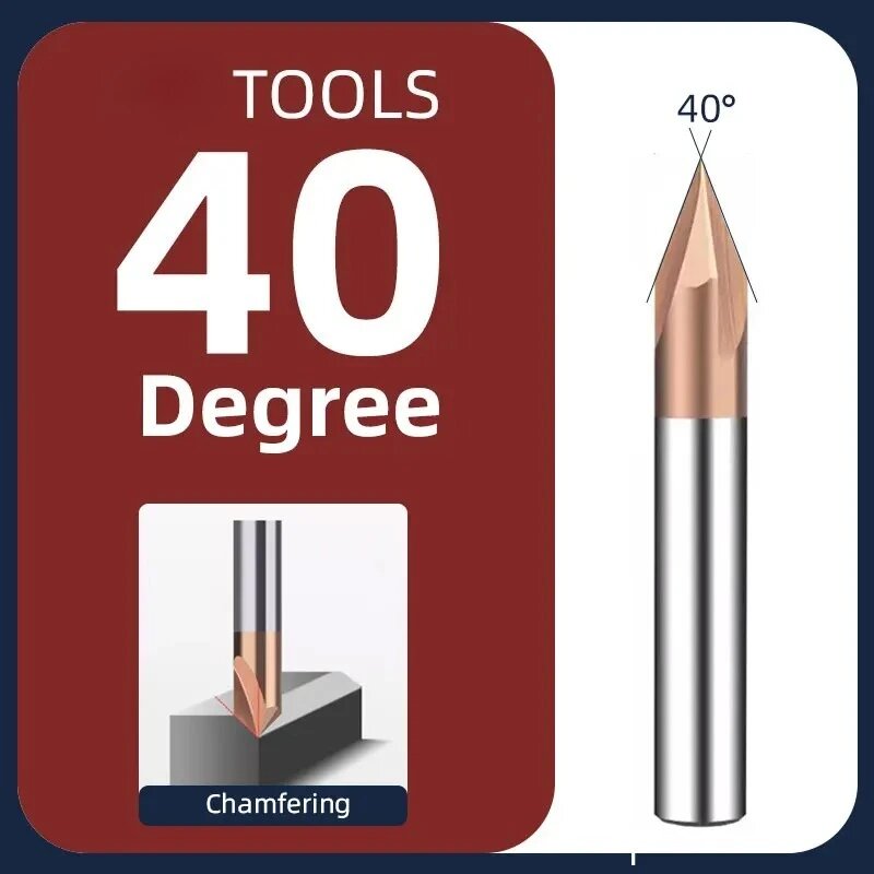 Фреза концевая V-образная 40° Chamfer, 3mm, BF2055