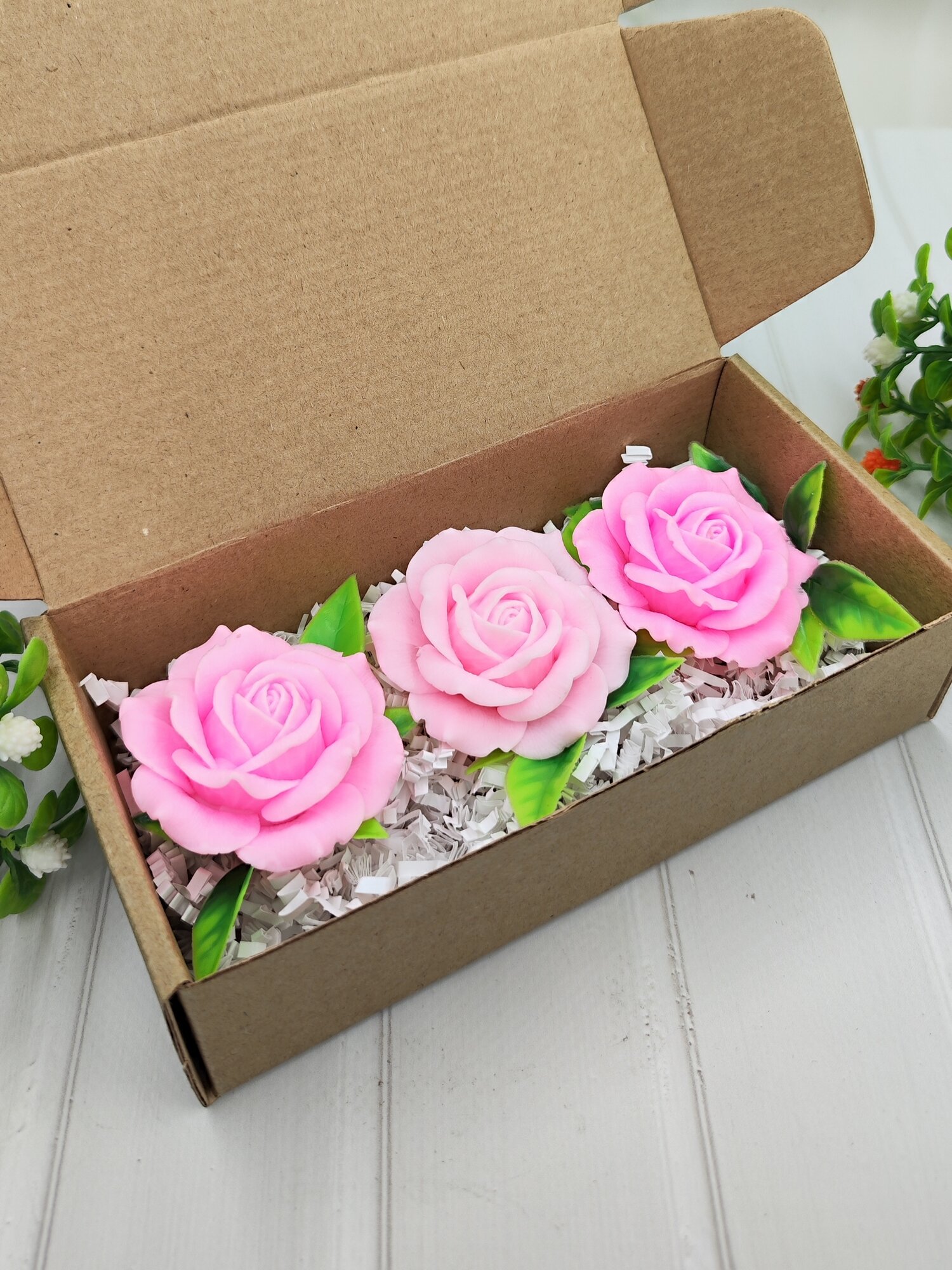 Набор мыла Розы / подарок женщине/ подарок на 8 марта/ подарок на день рождения / мыло ручной работы