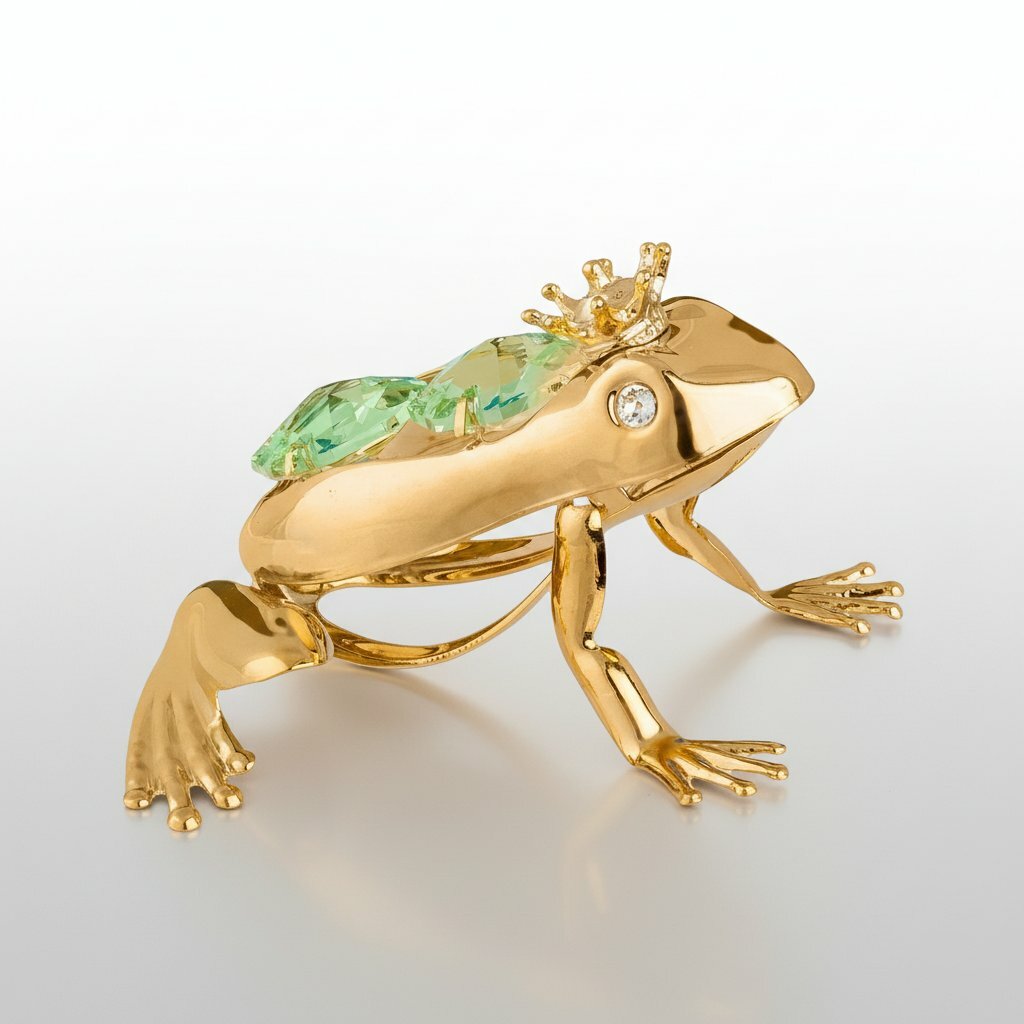 Фигурка Царевна-лягушка с цв. кр. A2068219 Crystal Temptations, Металл, кристалл