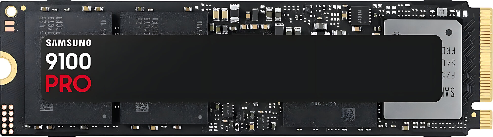 Жесткий диск SSD M.2 4Tb Samsung 9100 PRO, 14800/13400MBs, 2600000 IOPS, TLC 3D-NAND, PCI-E 5.0 x4 (MZ-VAP4T0BW)