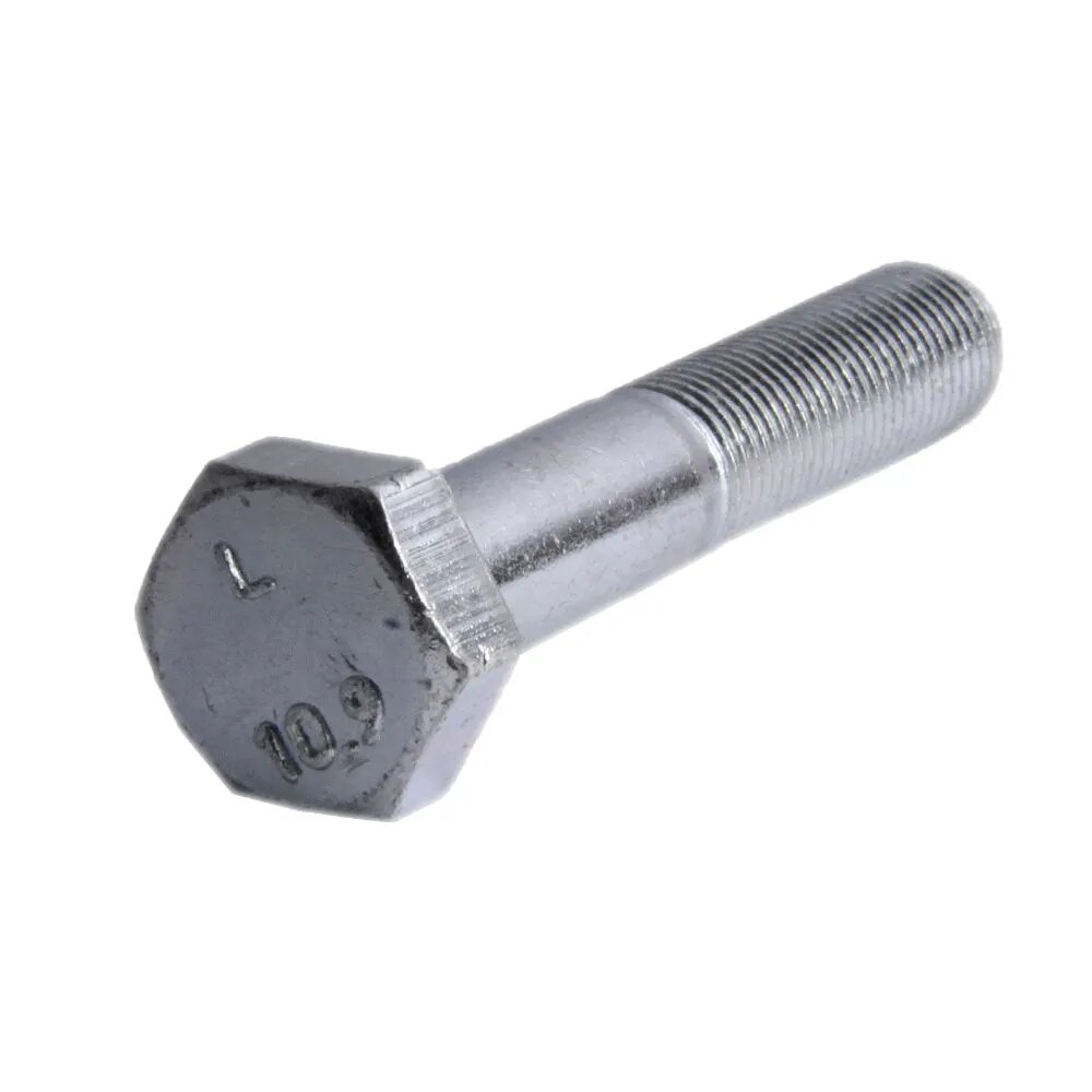 Болт М20х1.5х120 DIN 960 c мелкой неполной резьбой, Цинк, 10.9, 10шт.