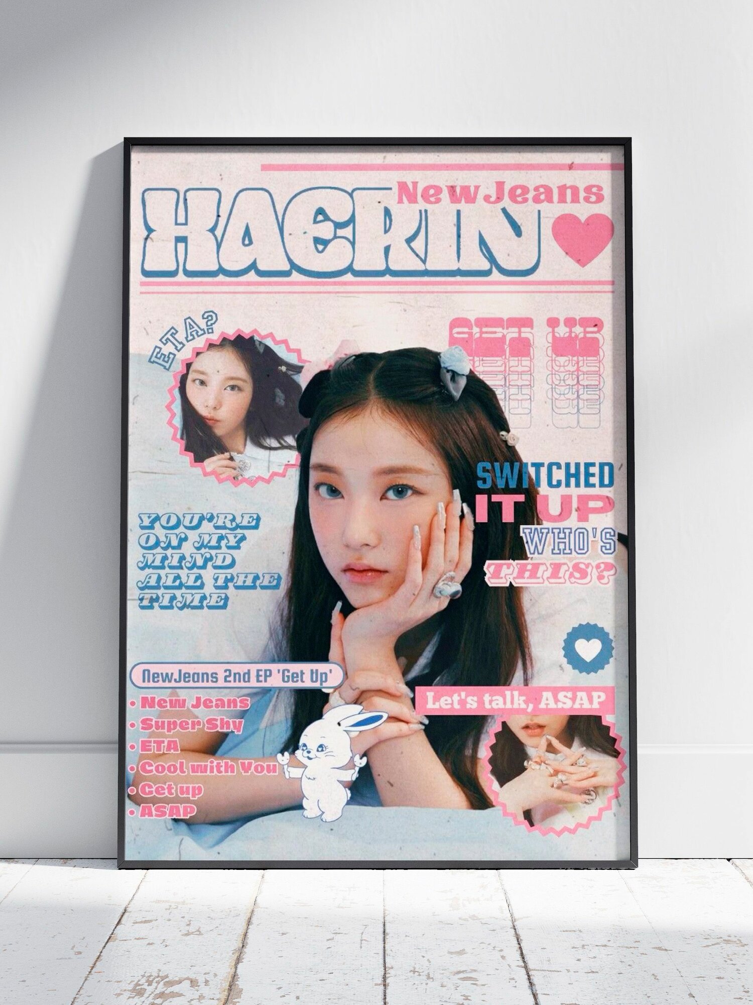 Плакат на стену для интерьера Корейский Стиль (Korean Fashion Style 11) - Постер по восточной эстетике формата A4 (21x30 см)