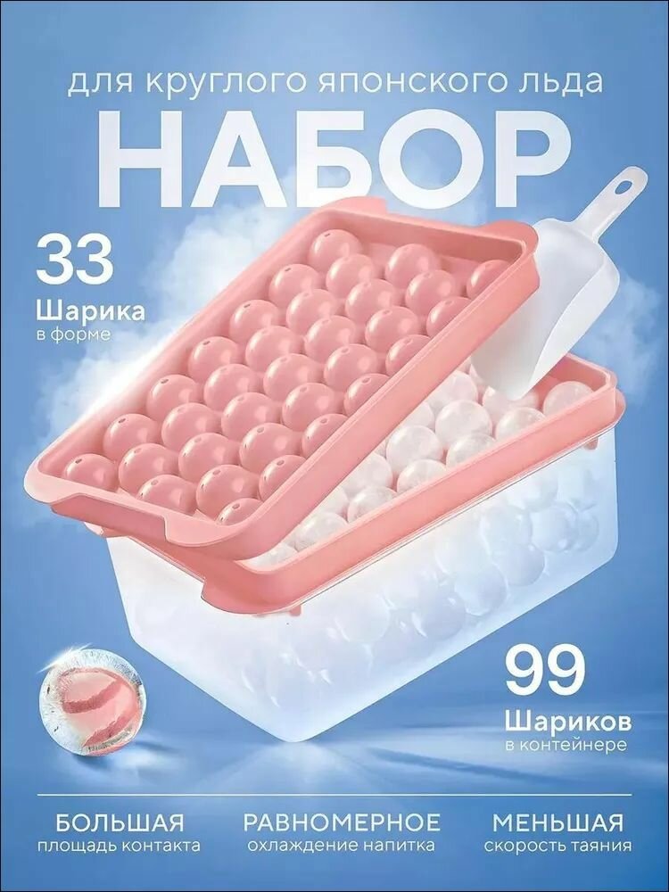 Форма для льда, 1 яч, 1 шт